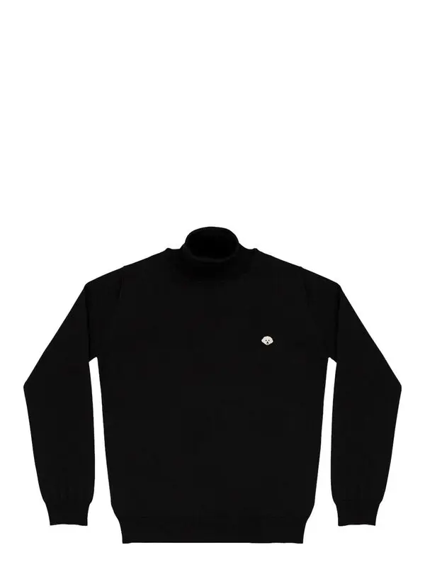 PELO FOUNDATION Merino Wool Turtleneck - Black