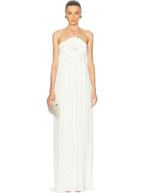 Alexis Mallorie Long Dress - White