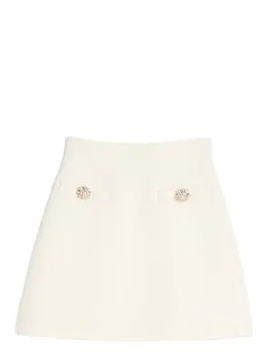 Valentino Garavani Crepe Couture Skirt - Neutral