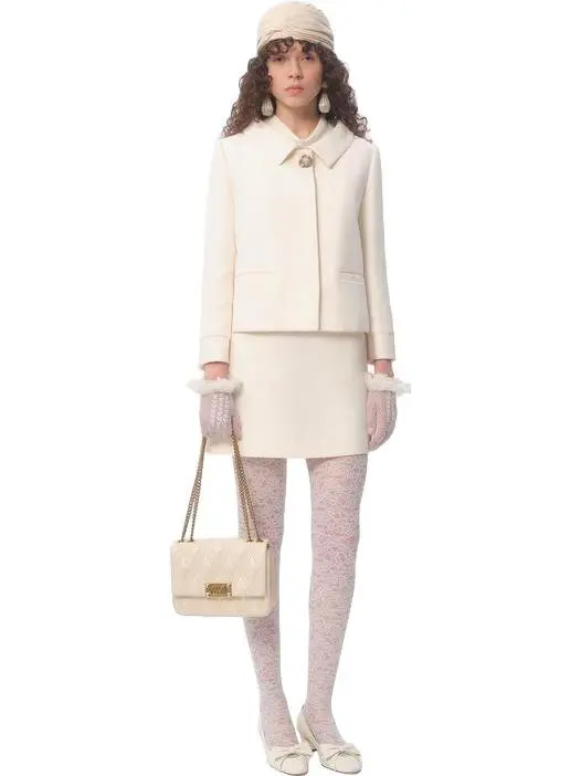 Valentino Garavani Crepe Couture Jacket - Neutral