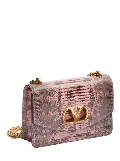 Valentino Garavani Vain Shoulder Bag In Tejus - Metallic