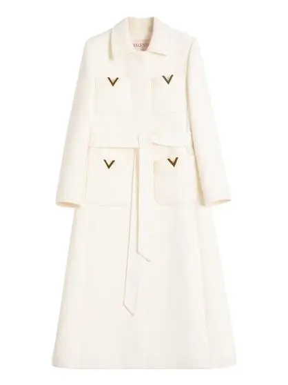 Valentino Garavani Drill Double Coat - Neutral