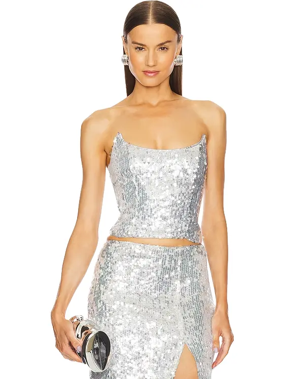 MICHAEL COSTELLO X Seona Top - Silver