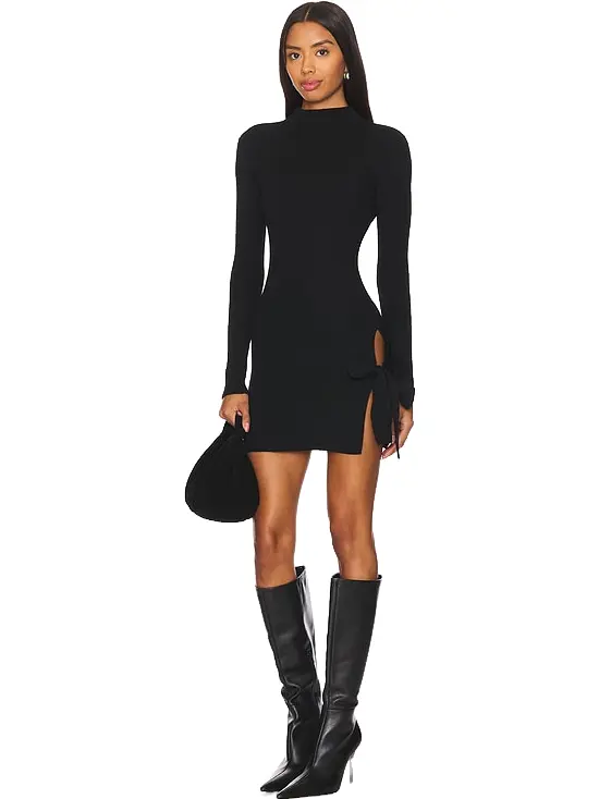 CAMILA COELHO Yvonne Mini Dress - Black