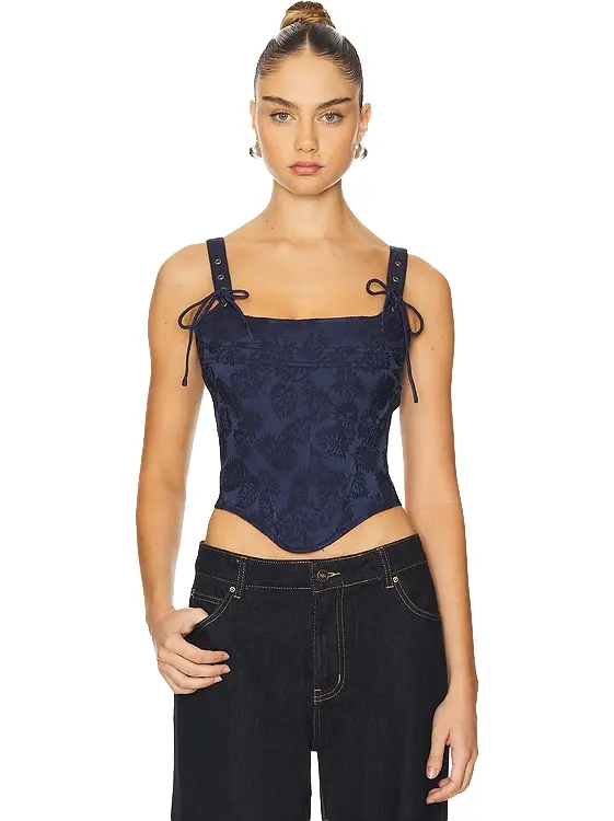 Lioness Passe Corset - Navy