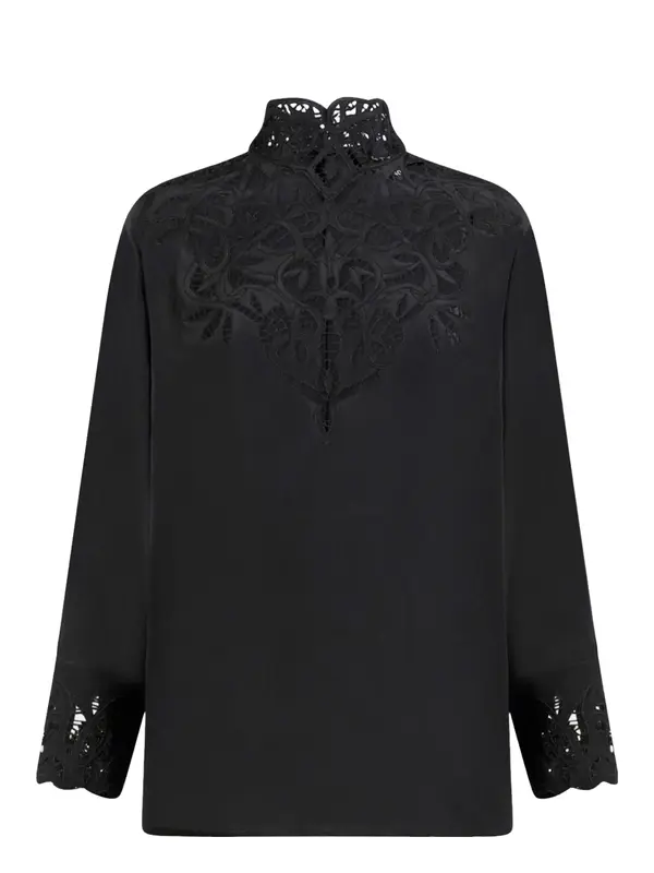 Etro Crepe De Chine Blouse - Black
