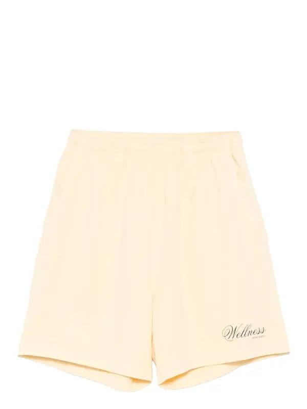 SPORTY & RICH Carlyle Track Shorts - Yellow
