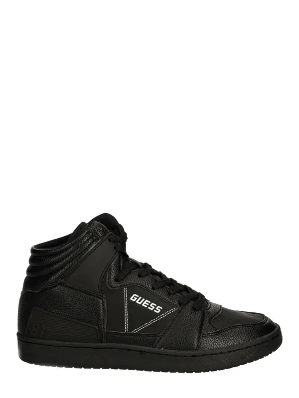 Guess Logo-print Sneakers - Black