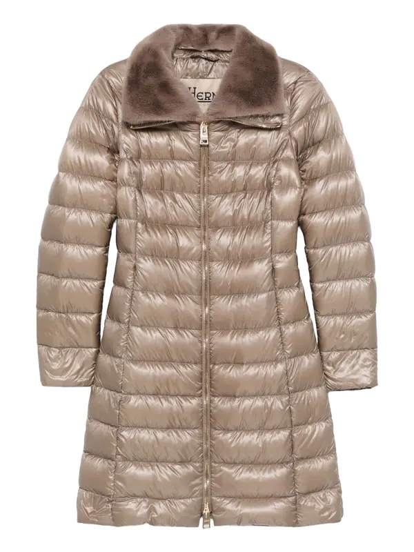 Herno Elisa Padded Coat - Brown