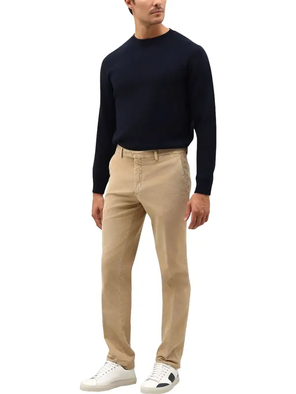 Boglioli Straight-leg Chinos - Neutrals
