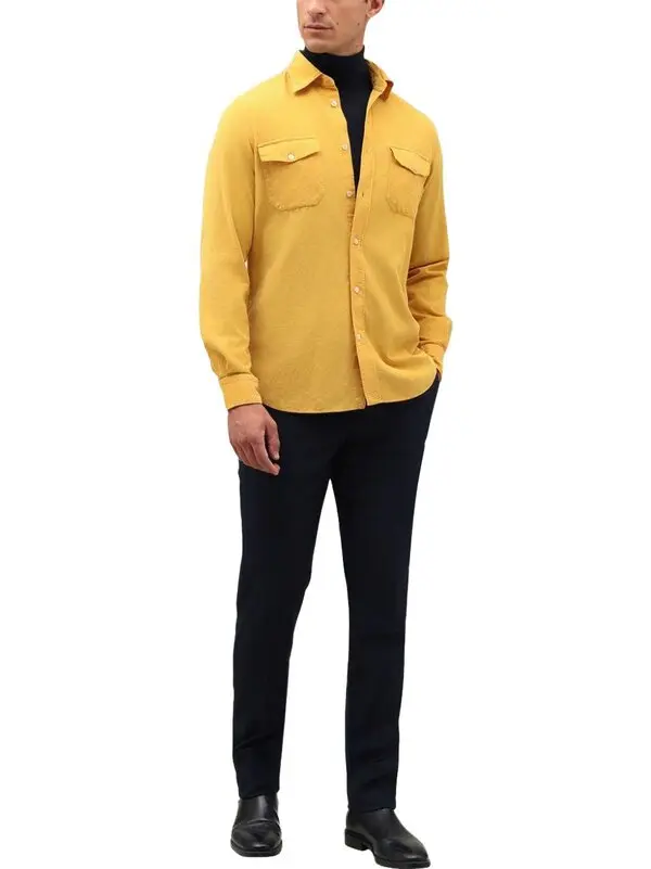 Boglioli Corduroy Shirt - Yellow
