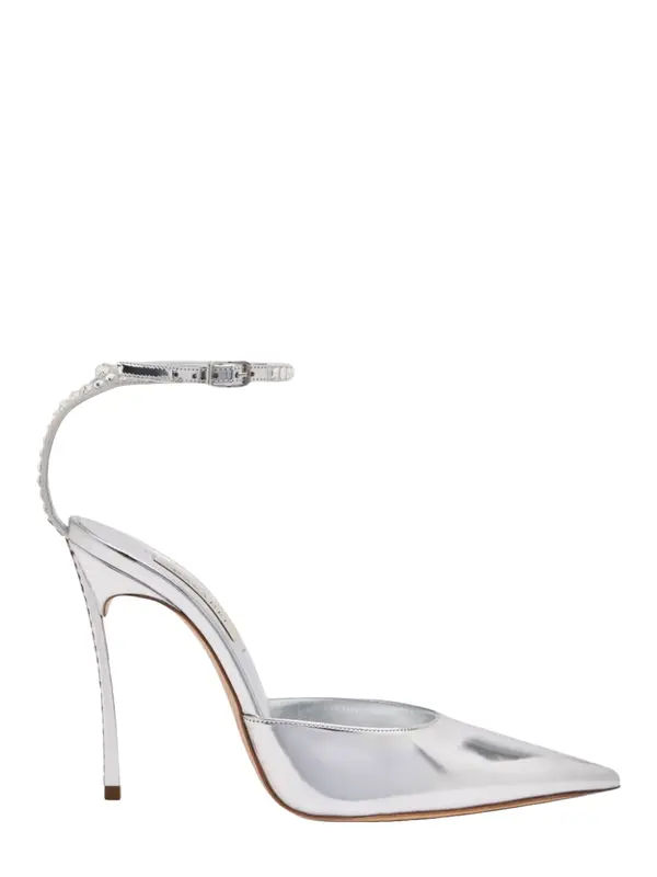 Casadei 100mm Alice Pumps - Silver