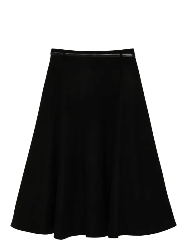 JUUN.J A-line Skirt - Black