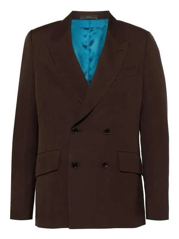 Paul Smith Double-breasted Blazer - Brown