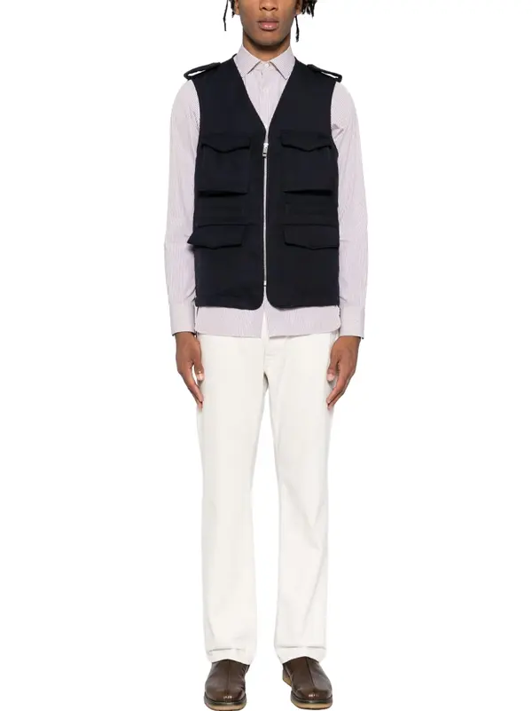 Caruso Padded Gilet - Blue