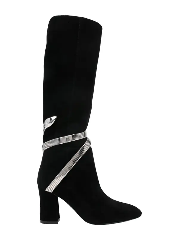 Rene Caovilla 80mm Juniper Knee-high Boots - Black
