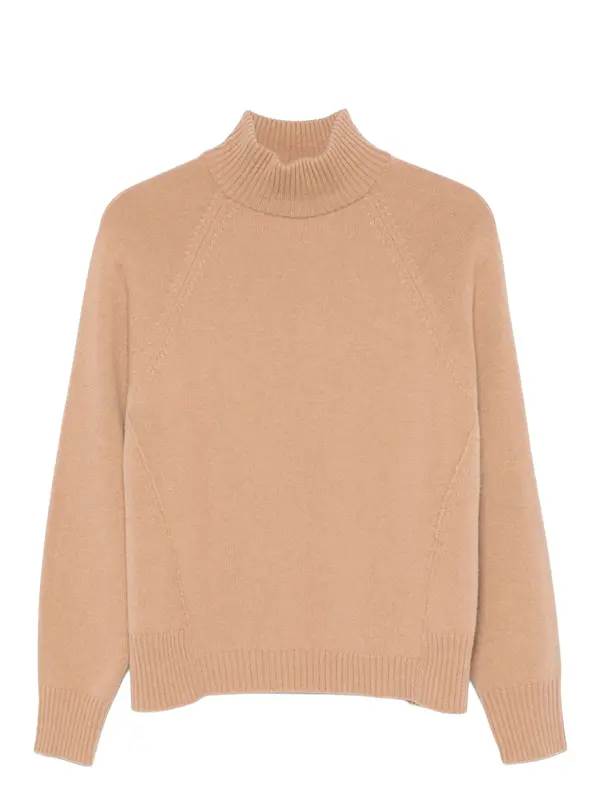 Peserico High-neck Sweater - Neutrals