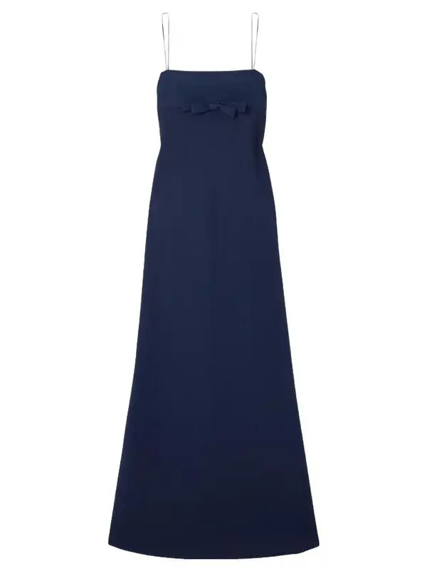 Bernadette Phil Bow-embellished Gown - Blue