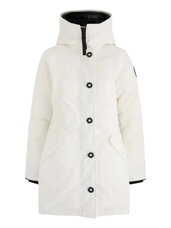 Canada Goose Rossclair Hooded Shell Coat - White