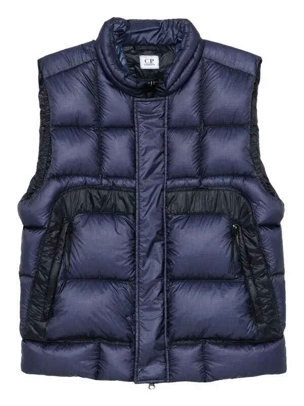 C.P. COMPANY D.d. Shell Gilet - Blue