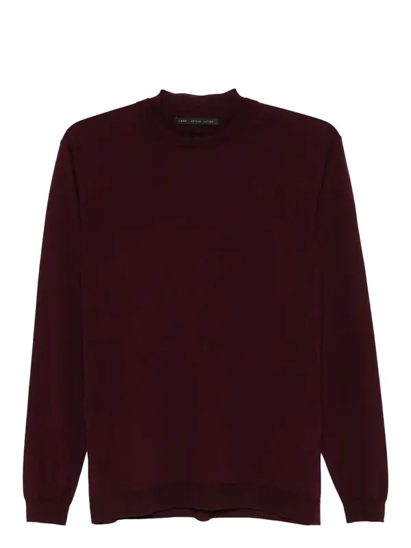 LOW BRAND Fine-knit Sweater - Purple