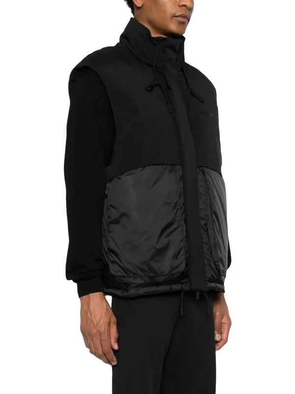 REPRESENT Layered Puffer Gilet - Black