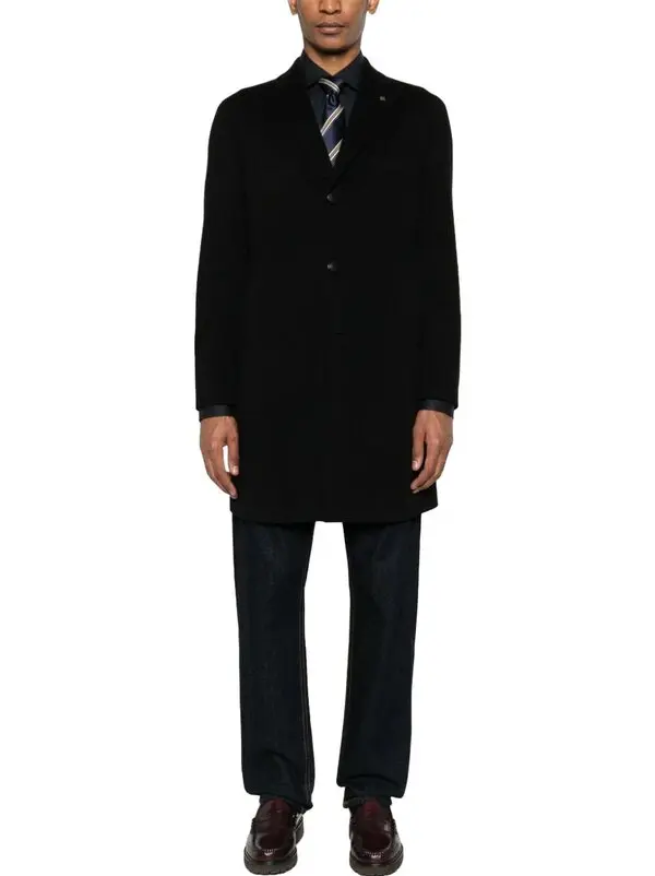 Zegna Gabardine-weave Shirt - Black