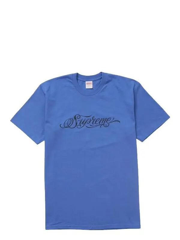 Supreme Script Tee Shirt - Royal