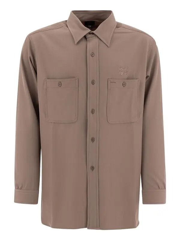 Needles Work' Shirt - Brown