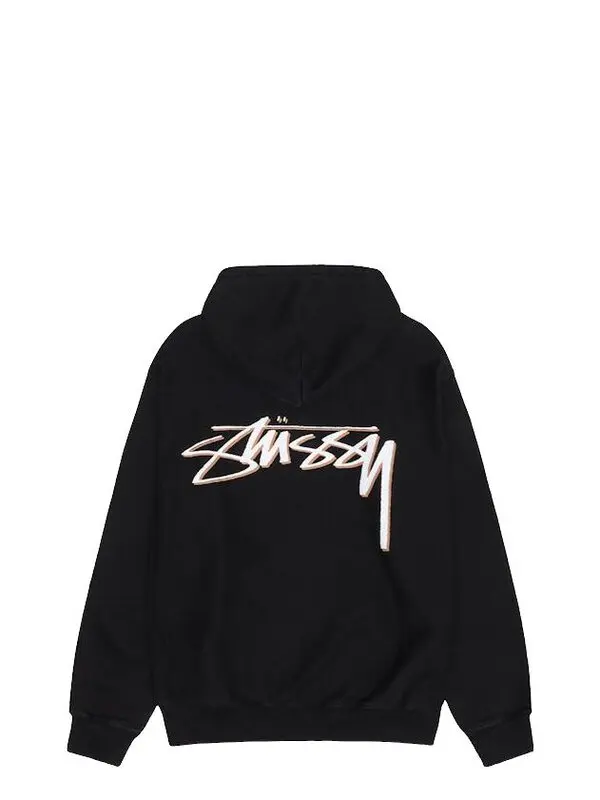 StÜssy X Our Legacy Work Shop Drop Shadow Hoodie - Black