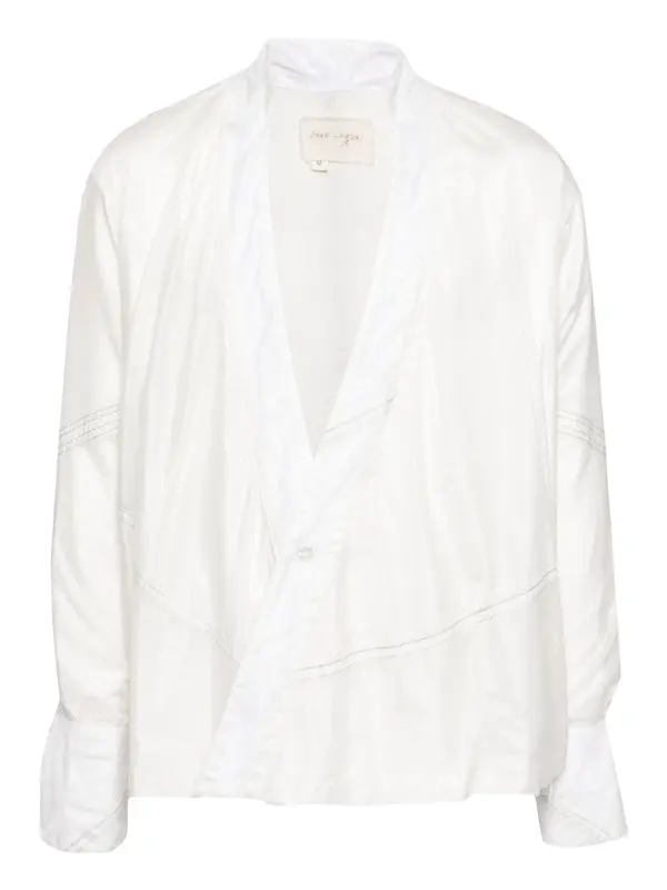 GREG LAUREN Parachute Winged Jacket - White