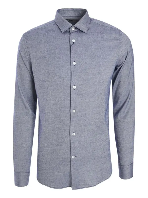 Corneliani Poplin Shirt - Blue