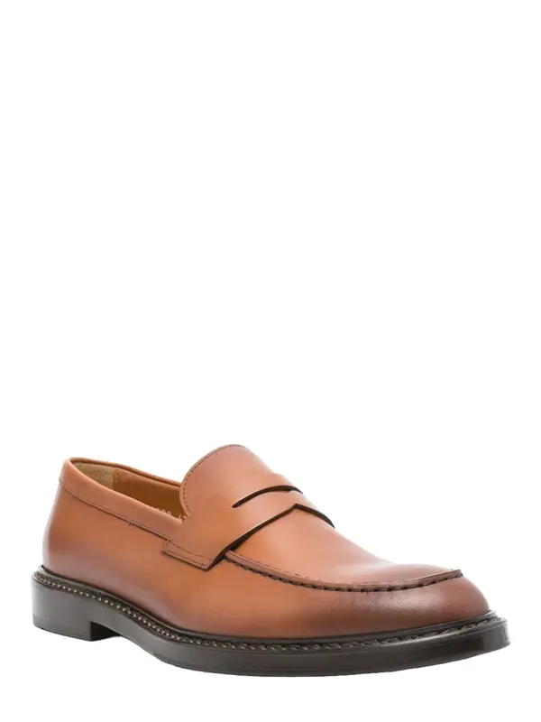 DOUCAL'S Leather Loafers - Brown