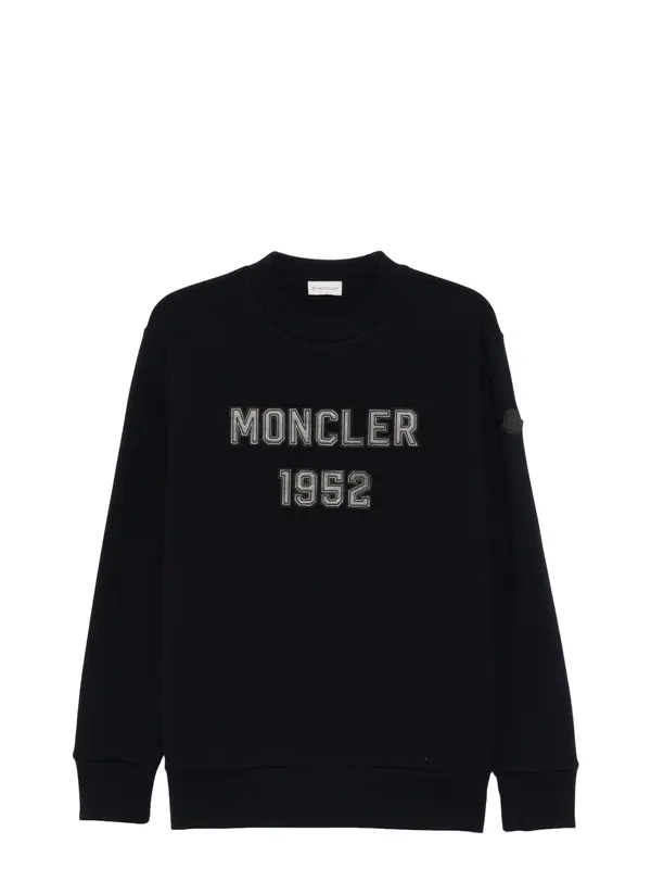 Moncler Logo-patch Sweatshirt - Blue