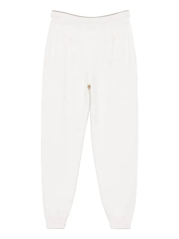 ERALDO Knitted Trousers - White