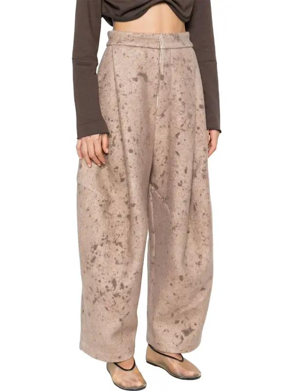 UMA WANG Pin Trousers - Brown