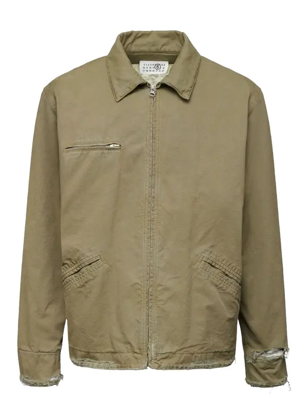 MAISON MARGIELA Cotton Shirt Jacket - Green