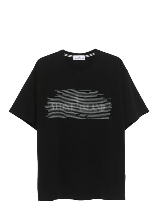 Stone Island Cotton Jersey T-shirt - Black