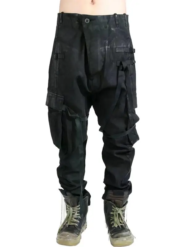 Boris Bidjan Saberi Cargo Trousers - Black