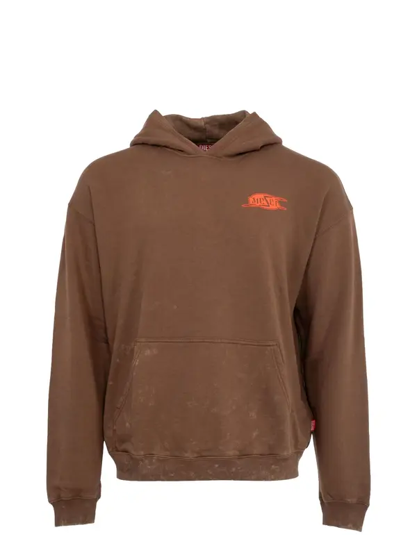 DIESEL® S-boxt Hoodie - Brown