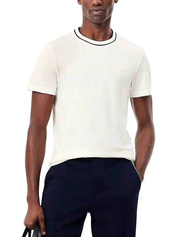 Lacoste Pima Cotton Logo Tee - White