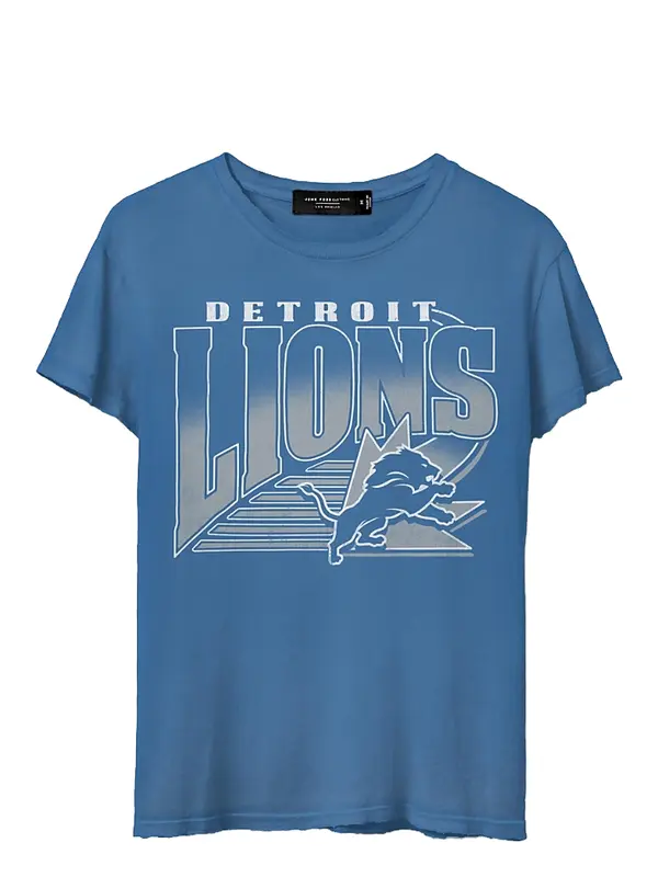 Junk Food Clothing Nfl Detroit Lions Vintage Tee - Lions Blue