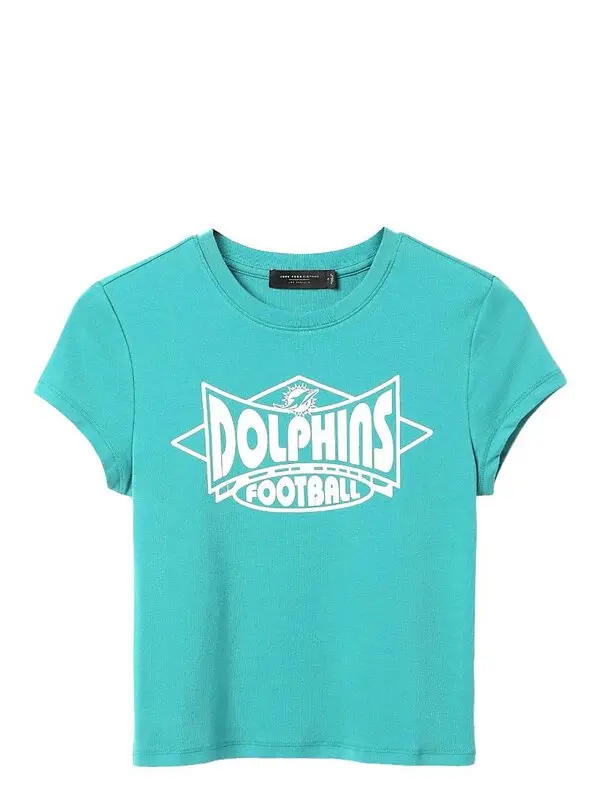 Junk Food Clothing Nfl Miami Dolphins Baby Tee - Teal