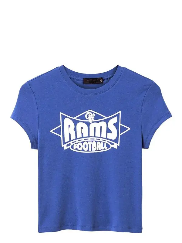 Junk Food Clothing Nfl Los Angeles Rams Baby Tee - Liberty