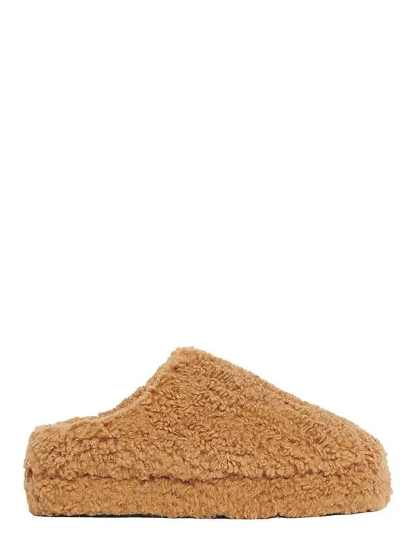 Apparis Misha Bouclette Slipper - Hazelnut