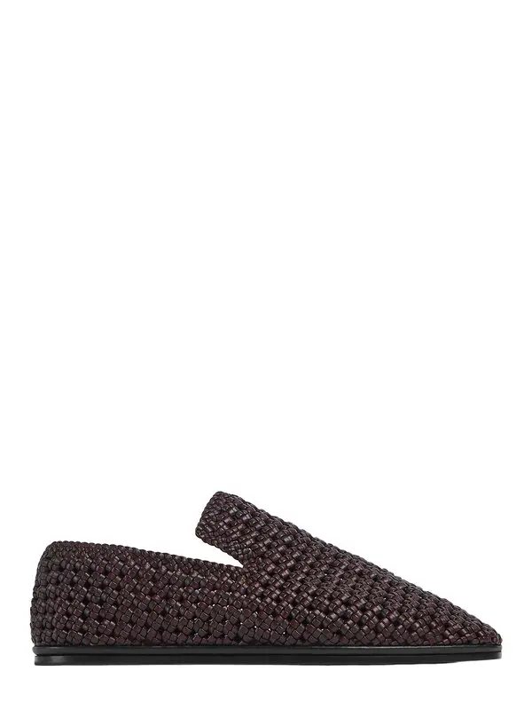 Bottega Veneta Sunday Slipper - Dark Barolo/fondant