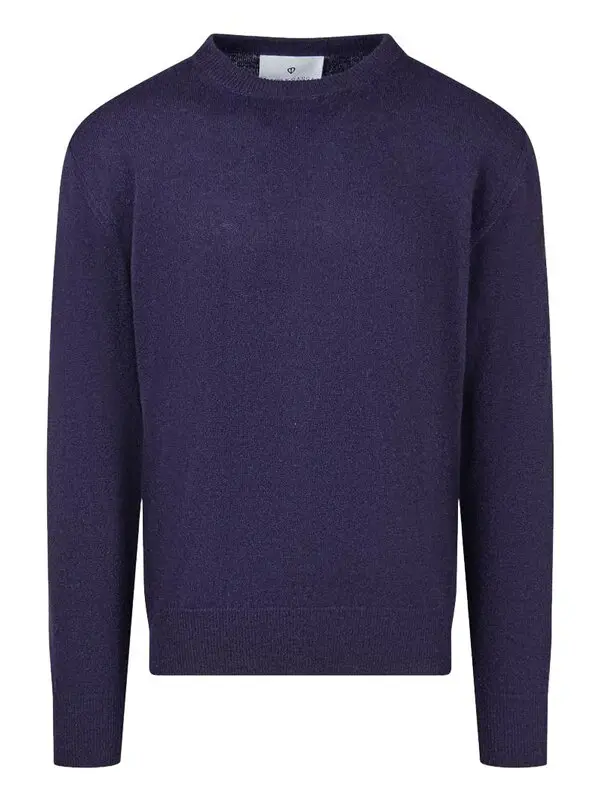 SEVEN GAUGE Cashmere Crew-neck Sweater - Blue
