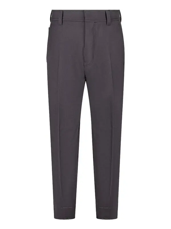 Zegna Straight Fit Trousers - Grey