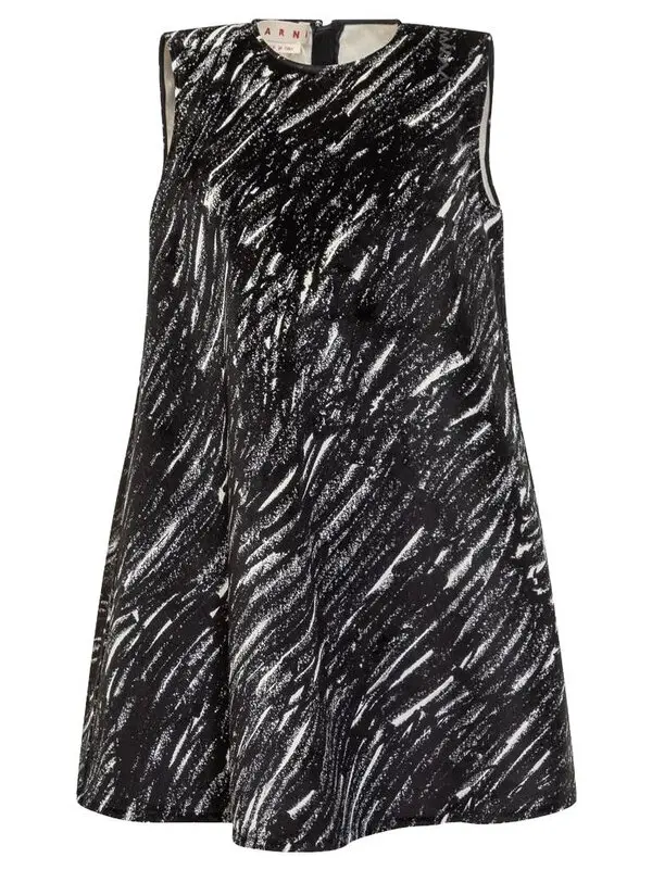 Marni Sleeveless Crewneck Dress - Black