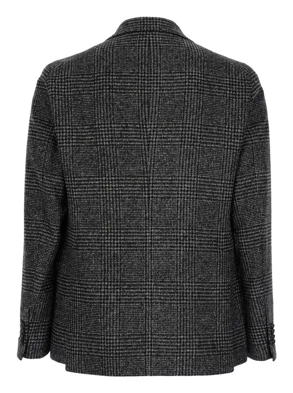 Tagliatore Montecarlo Striped Single-breasted Jacket - Grey